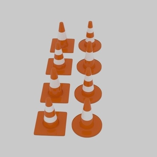 Download STL file Traffic Cone Pack • 3D printable model ・ Cults