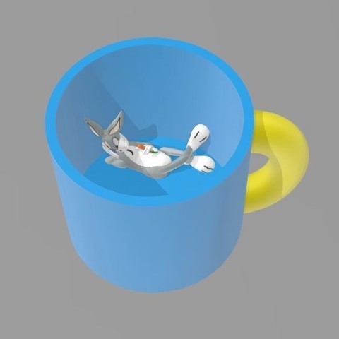 Download 3D model Bunny in a cup ・ Cults