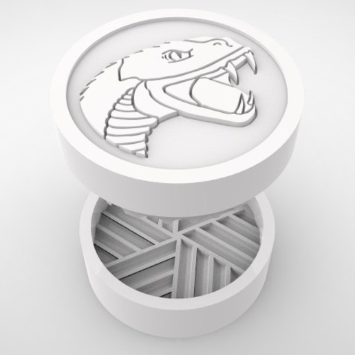 Download STL file GRINDER WEED - DIY - SNAKE CREATIONS • 3D printable ...