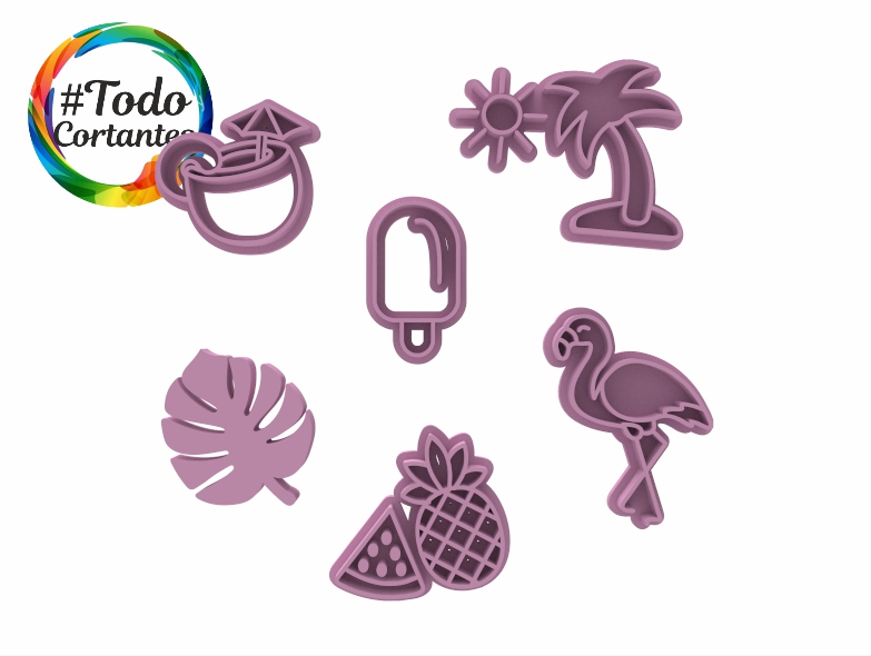 STL file Set stamps summer・3D printing model to download・Cults