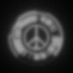 Download STL file Peace walker logo • 3D printer model ・ Cults