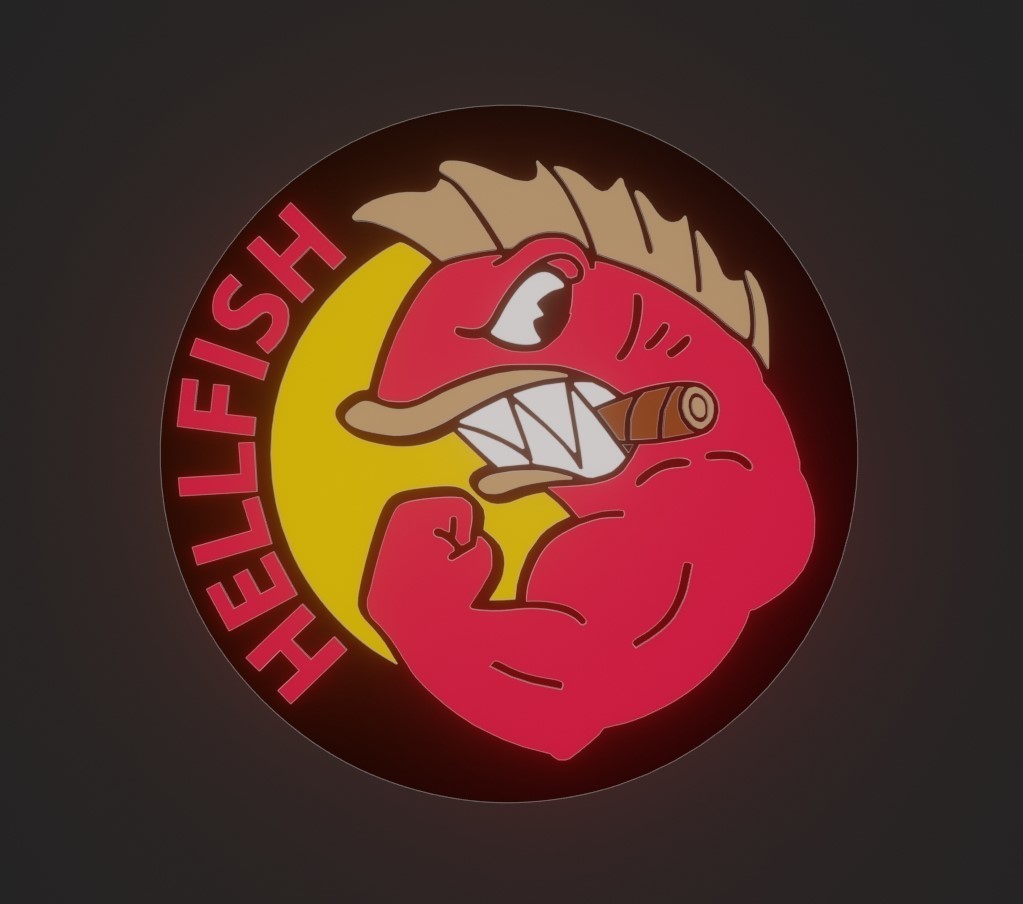 STL file HELLFISH・3D printer model to download・Cults