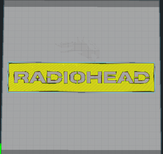 Fichier STL POCHOIRS ET LOGOS RADIOHEAD 👽・Modèle imprimable en 3D à ...