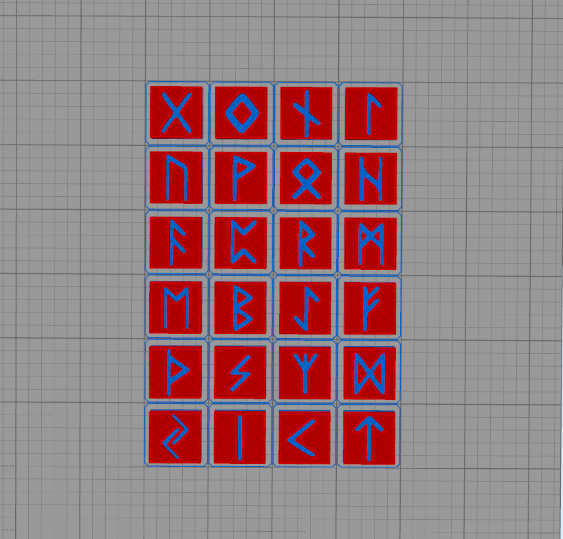 Free STL file RUNES 👽・3D printer design to download・Cults