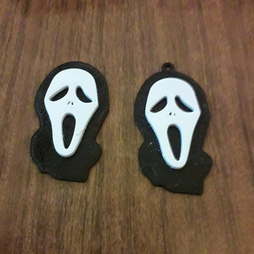 Download free STL file SCREAM KEYCHAIN • 3D printable model ・ Cults