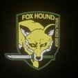 Download STL file Fox hound logo • 3D print model ・ Cults