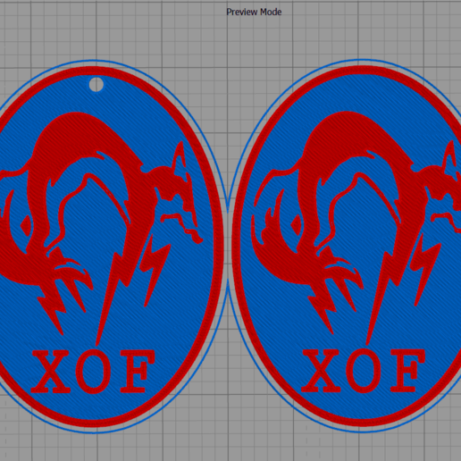 Download 3D printing files XOF Logo ・ Cults