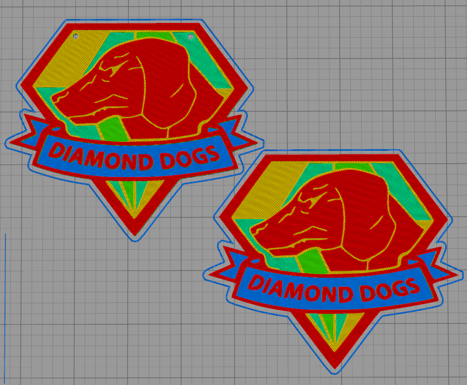STL file Diamond dogs logo・Template to download and 3D print・Cults