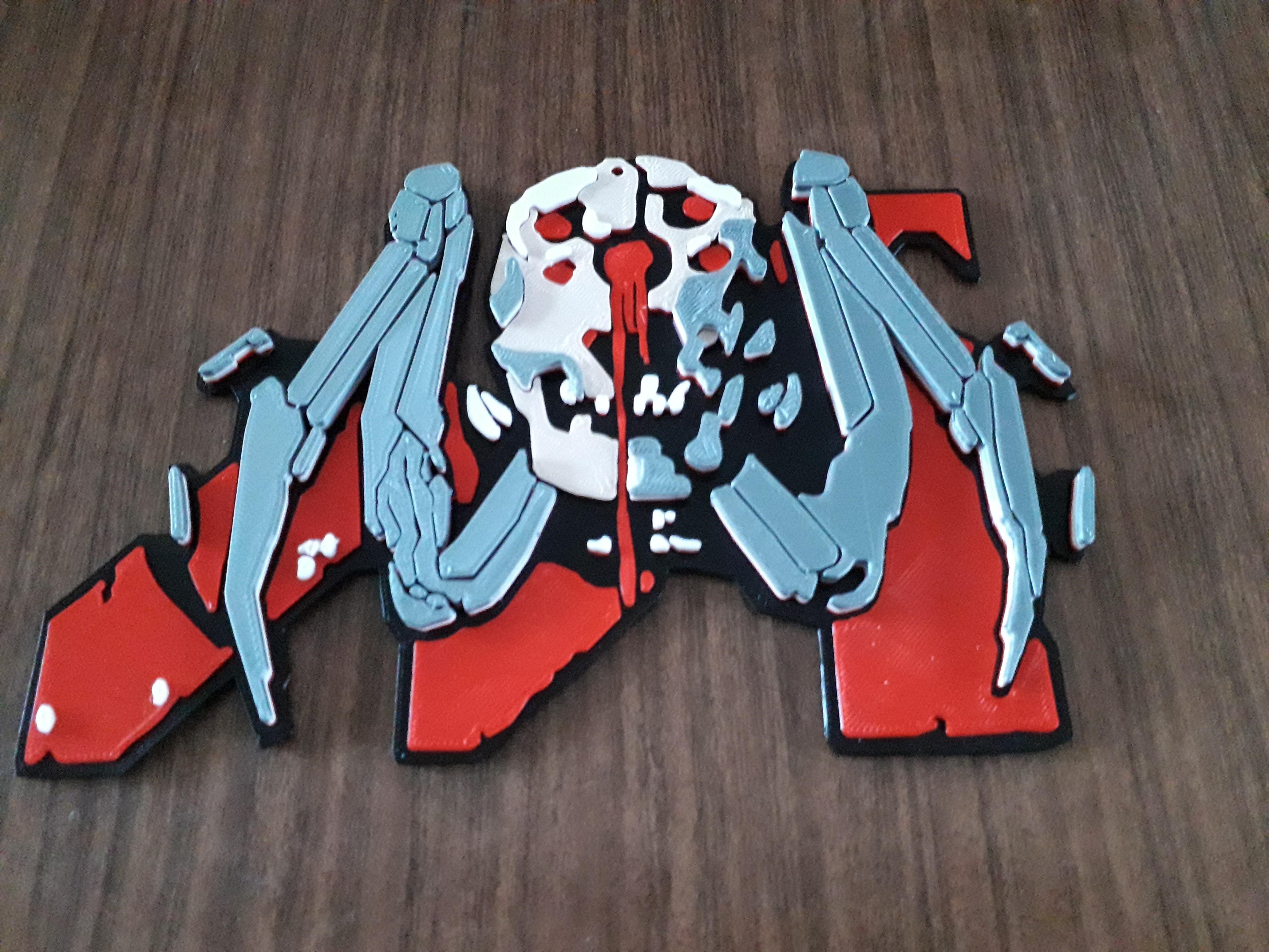 STL-Datei CYBERPUNK 2077 MAELSTROM GANG LOGO・3D-Druck-Idee zum ...