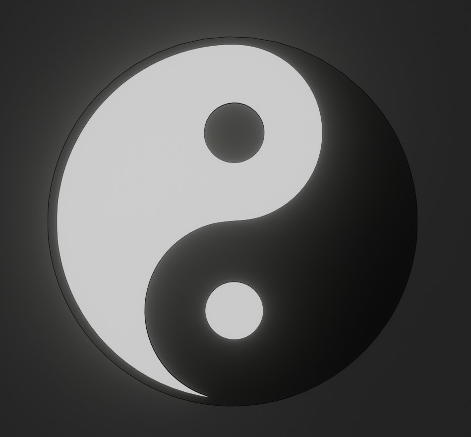 Free STL file Yin-yang・3D print model to download・Cults