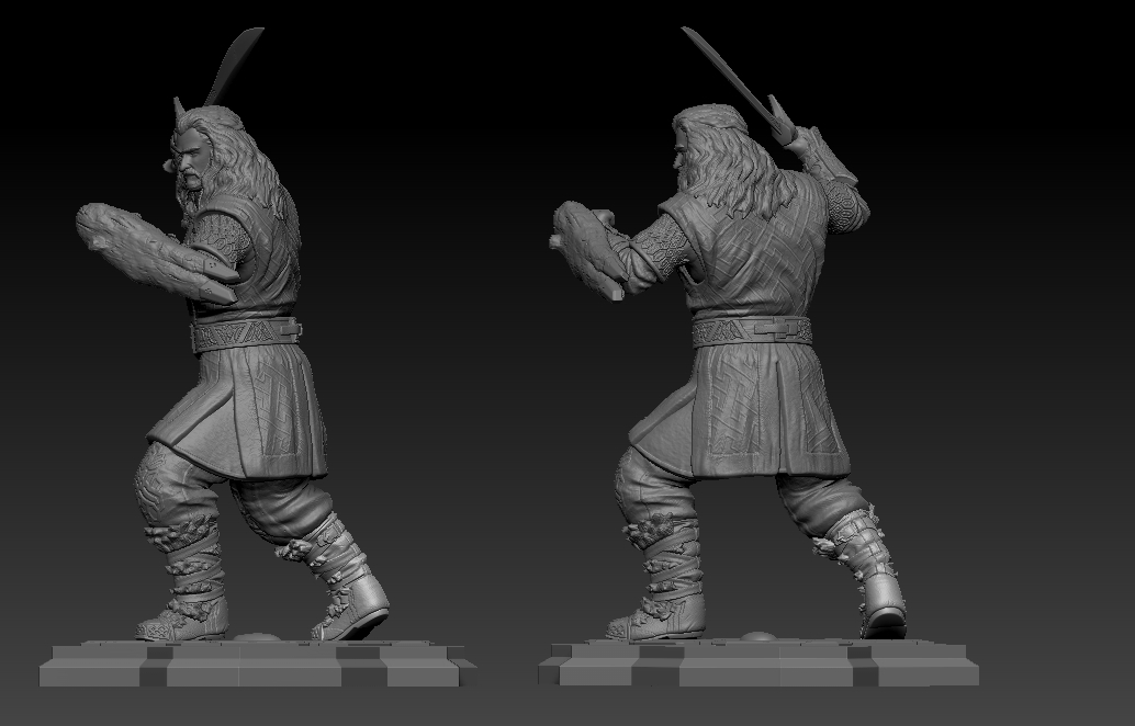 3D file Thorin Oakenshield・3D print object to download・Cults