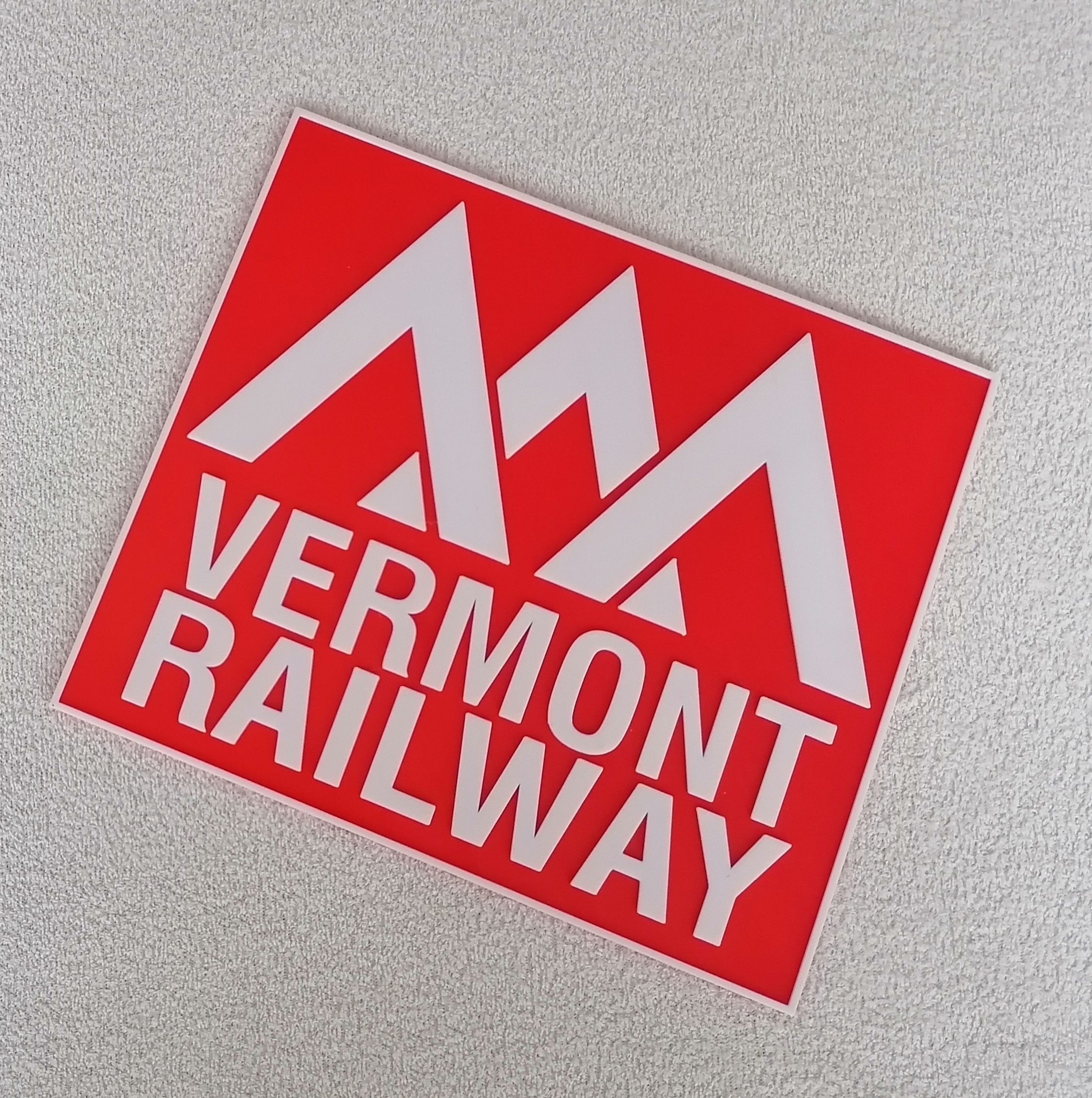 Бесплатный STL файл Vermont Railway Logo・Дизайн для загрузки и 3D ...