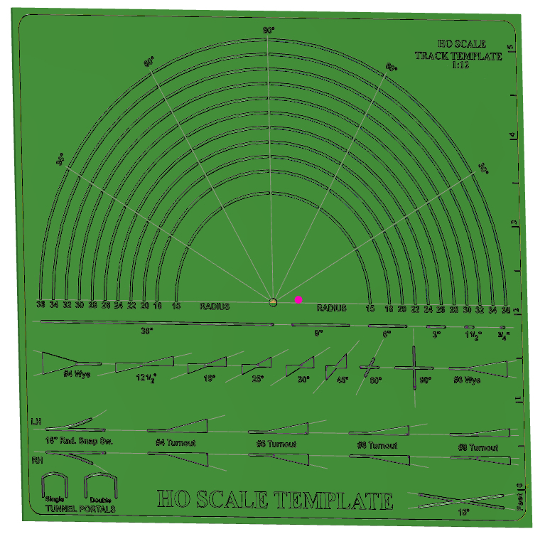 Free STL file HO Scale Track Template 1:12 🔧・3D print design to ...