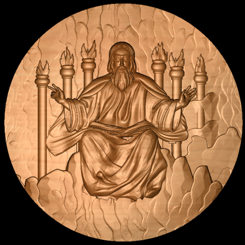 Download free STL file God in heaven or hell • 3D printing model ・ Cults