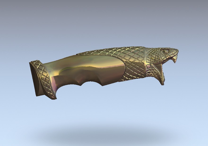 Free STL file knife dague saber handle snake 🔪・Template to download and ...