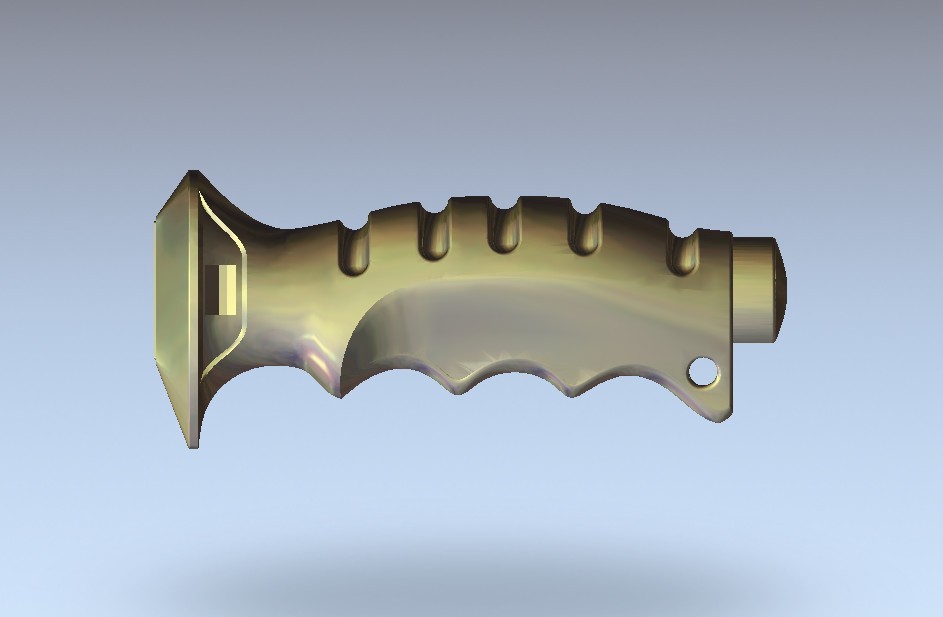 Free STL file knife dague saber handle・3D printing template to download ...