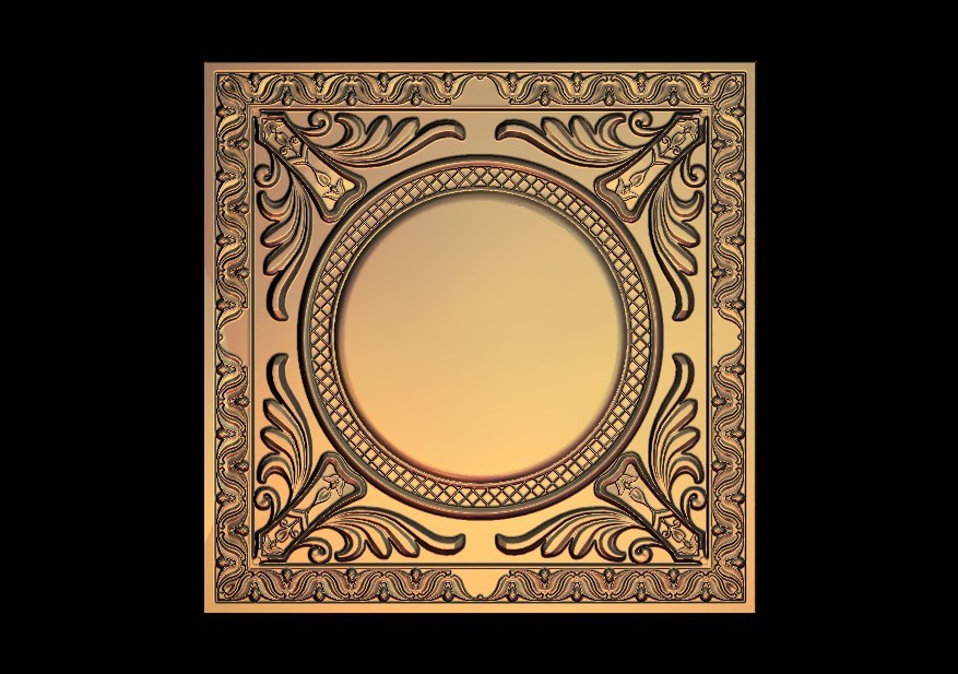 Free STL file classical frame renaissance・3D printable model to ...