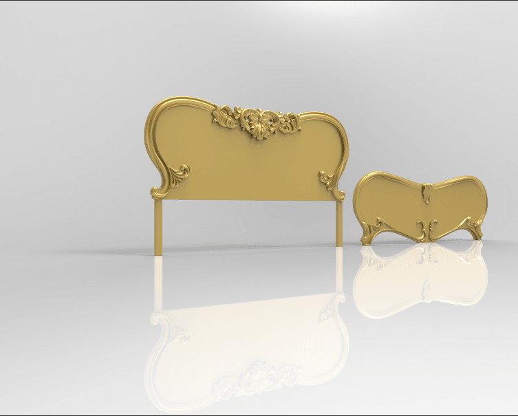 Free STL file bed headboard・3D printing model to download・Cults
