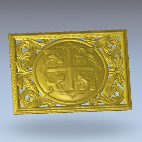 Download free 3D printing models medieval art wall hanger frame ・ Cults