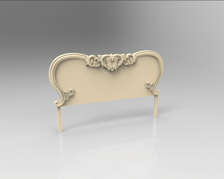 Free STL file bed headboard・3D printing model to download・Cults