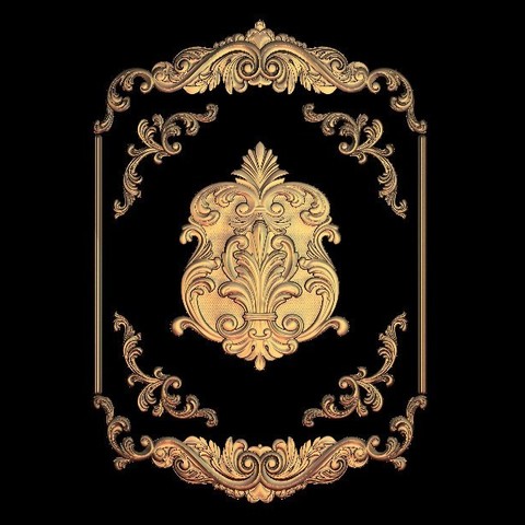 Download free 3D printing models wall frame renaissance deco ・ Cults