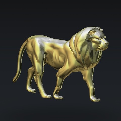 Download free 3D printing designs skin young lion ・ Cults