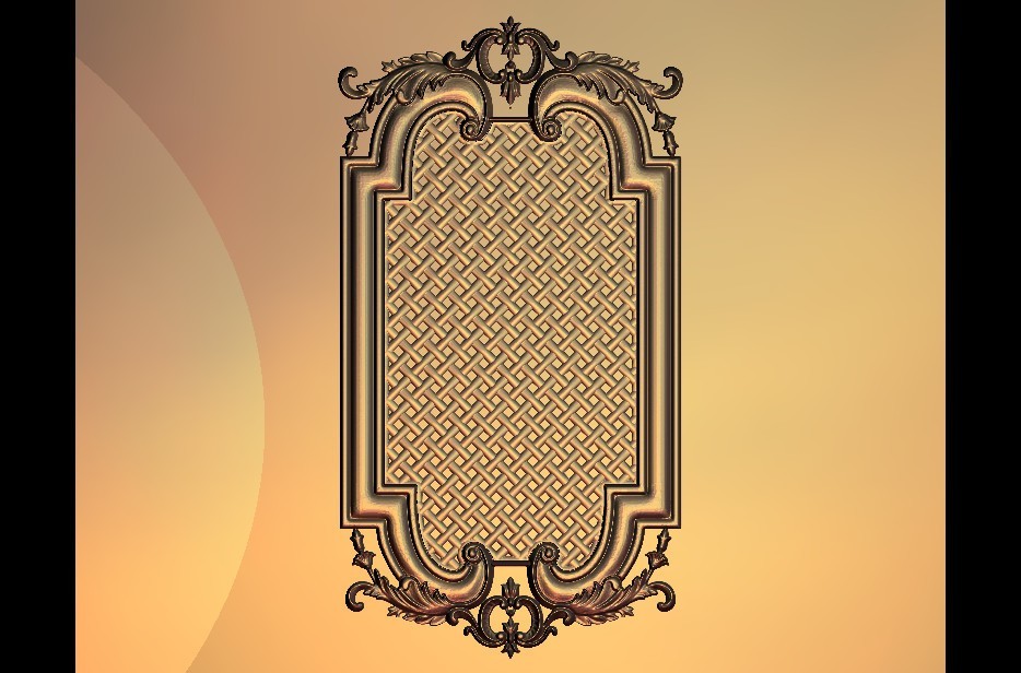 Free STL file wall frame renaissance deco 🖼️・Template to download and ...