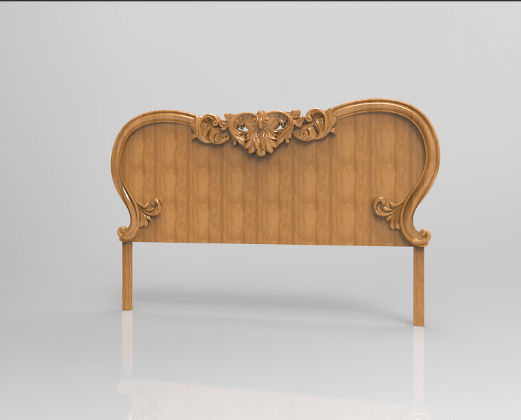 Free STL file bed headboard・3D printing model to download・Cults
