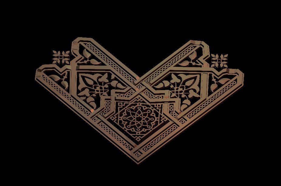 Free STL file Oriental frame angle・3D print design to download・Cults