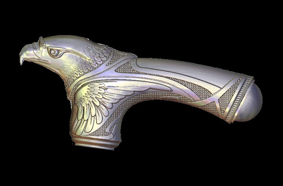 Free STL file eagle cane handle 🦅・Design to download and 3D print・Cults