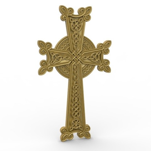 Download free STL file art cross • 3D printable template ・ Cults