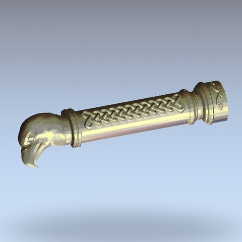 Download free STL files knife dague saber handle bird ・ Cults