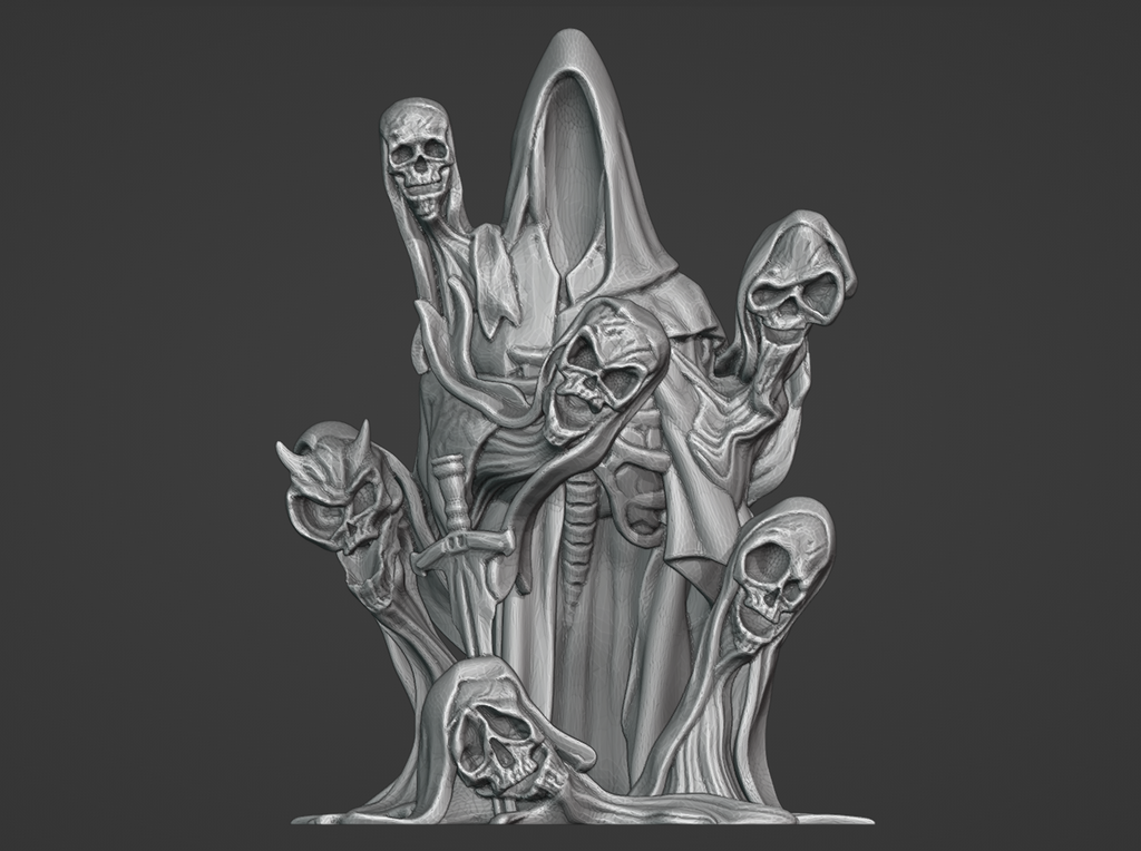 Free STL file Ghost Swarms / Spirit Hosts (Proxy) - Tabletop Miniature ...