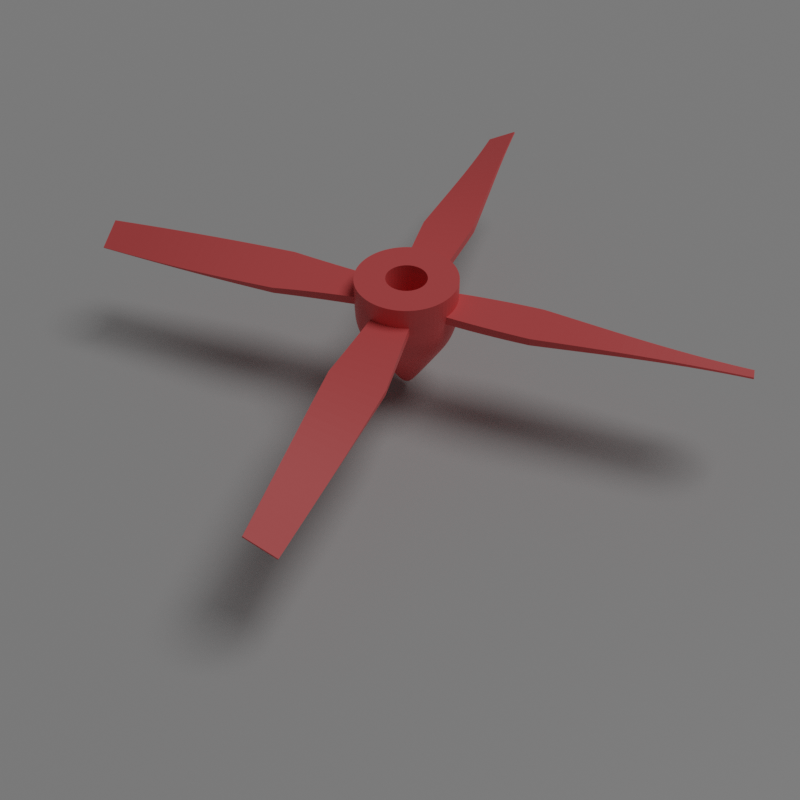STL file Model airplane propeller・Template to download and 3D print・Cults