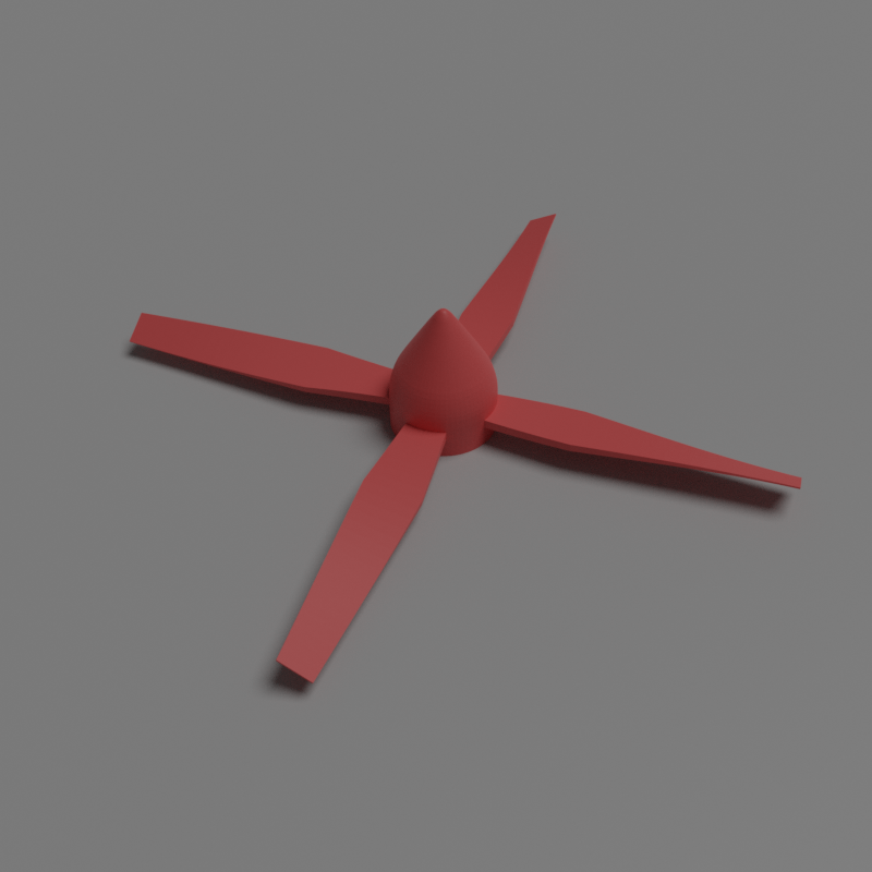 STL file Model airplane propeller・Template to download and 3D print・Cults