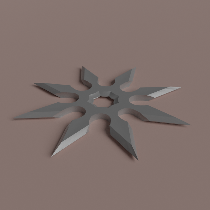 STL file Ninja star・3D printable model to download・Cults