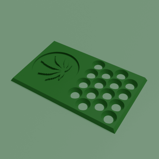 Download STL file Marijuana grinder card • 3D printer model ・ Cults