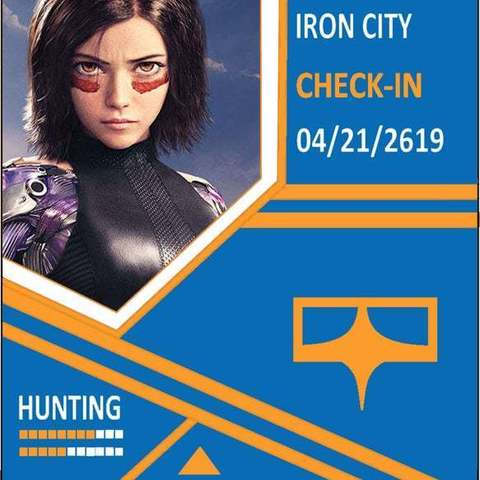 Download free 3D model Alita Hunter Warrior ID ・ Cults