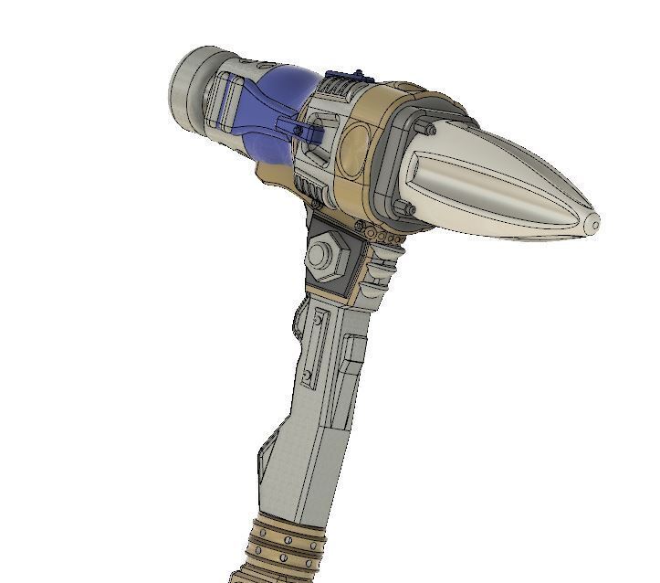 Download free STL file Daisuke Ido weapon (Alita) • 3D printing ...