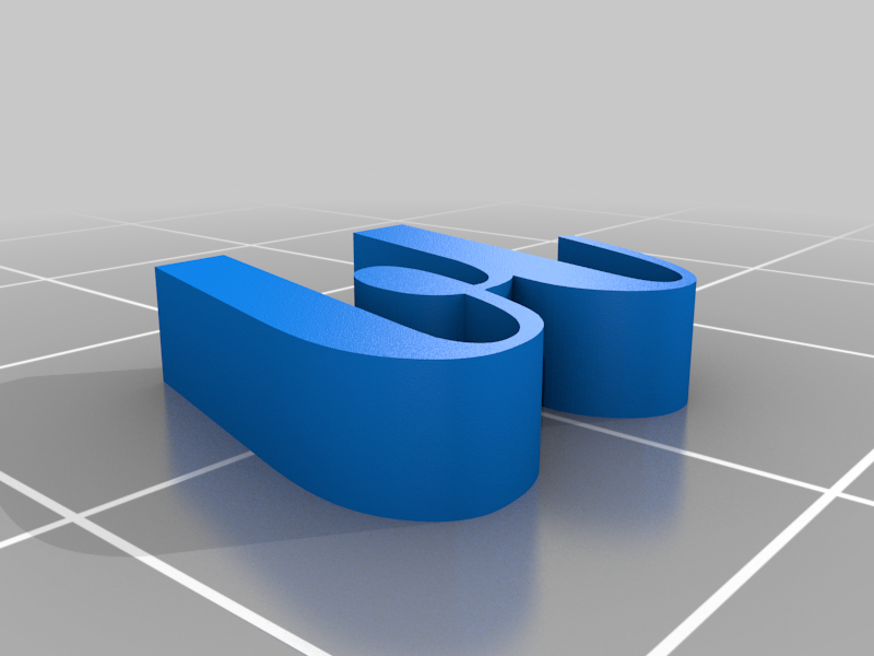 Télécharger fichier STL gratuit 3d letters font numbers stl • Modèle ...