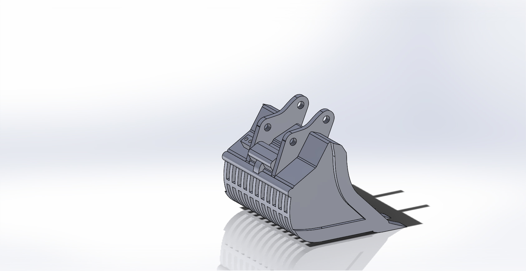 STL file Komatsu pc210 screening bucket・3D printable model to download ...
