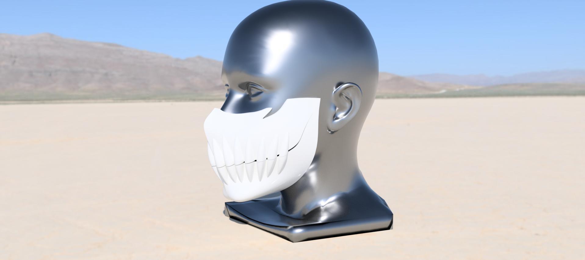 STL file Harribel Hollow / Espada Mask 🪖・3D printable design to ...