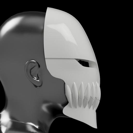 Download STL file Ichigo Hollow / Visored mask • Object to 3D print ・ Cults