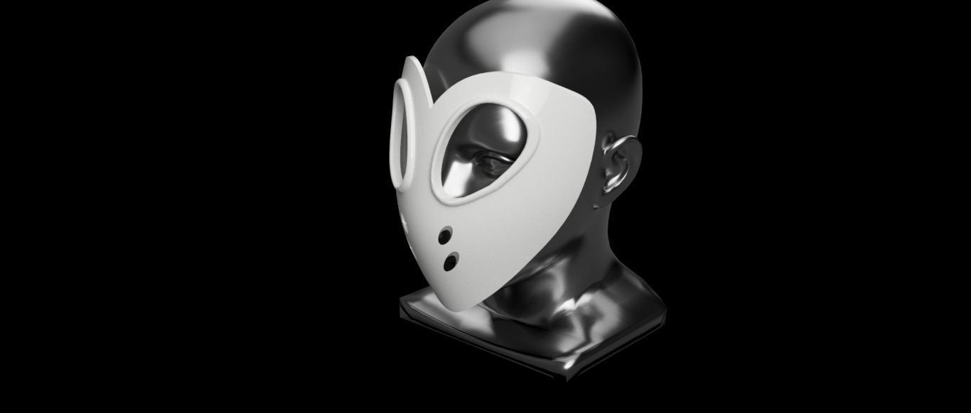 Download free STL file Mashiro Visored Mask - Bleach • Object to 3D ...