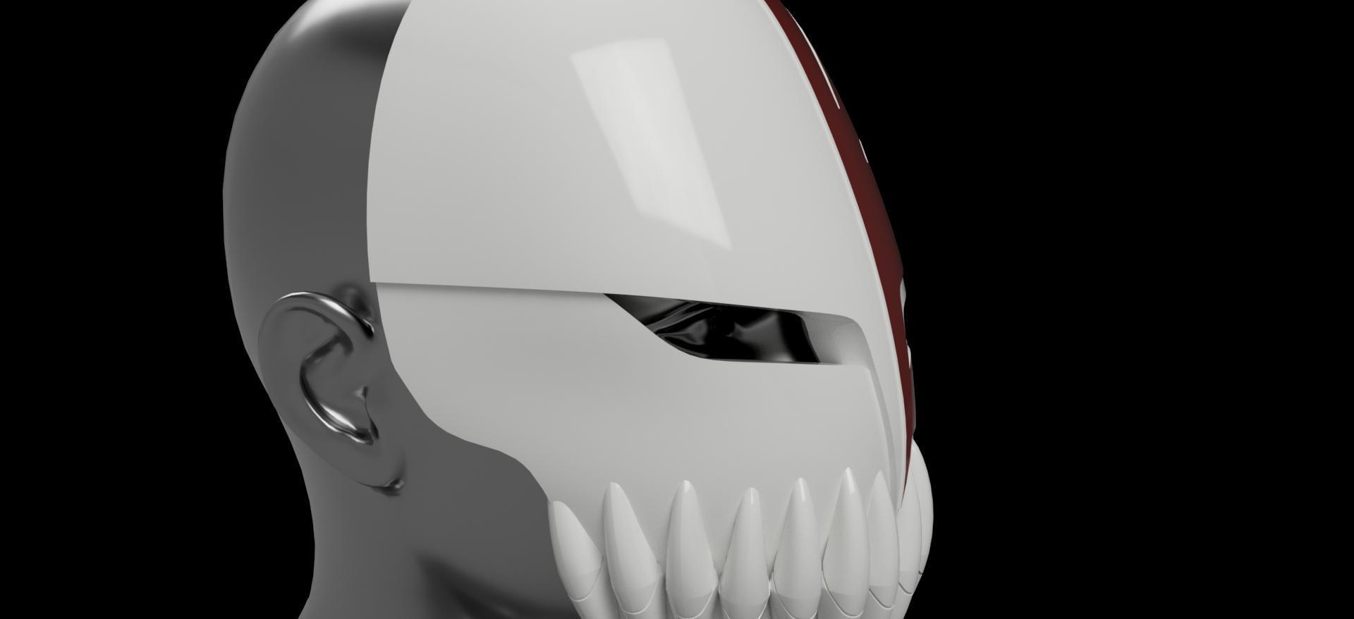 STL file Ichigo Hollow / Visored mask 🪖・3D printable design to download ...