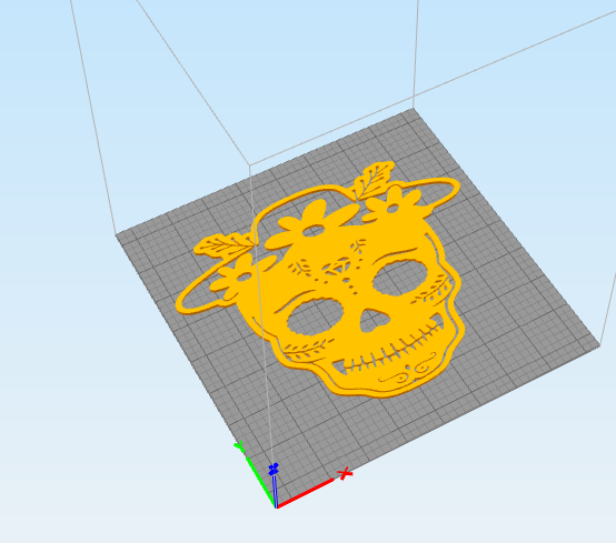 STL file wall decor skull - day of the dead・3D printer model to ...