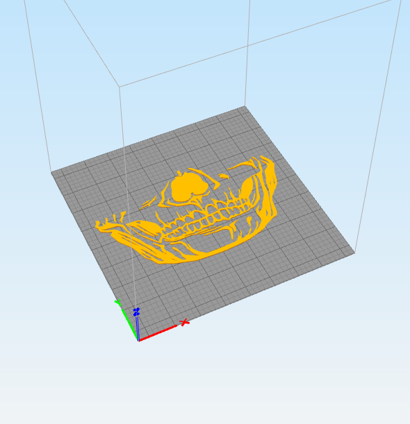 STL file wall decor skull face・3D print object to download・Cults