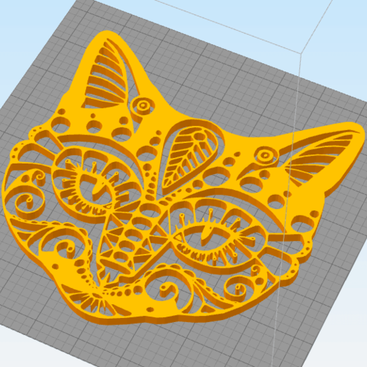 Download STL file wall decor cat • 3D printable template ・ Cults
