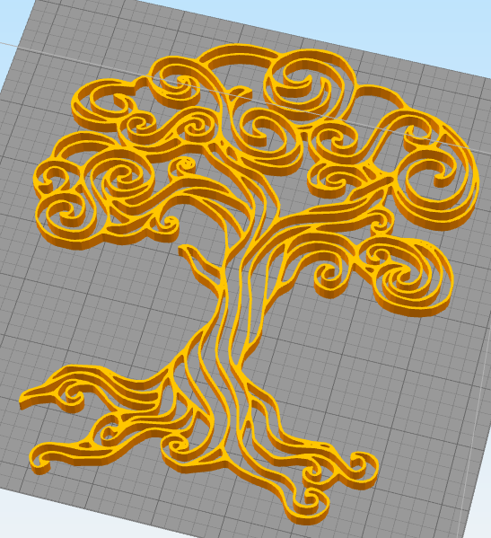 STL file wall decor tree・3D printing model to download・Cults