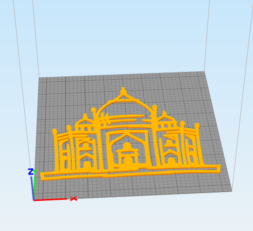 STL file wall decor taj mahal・3D print object to download・Cults